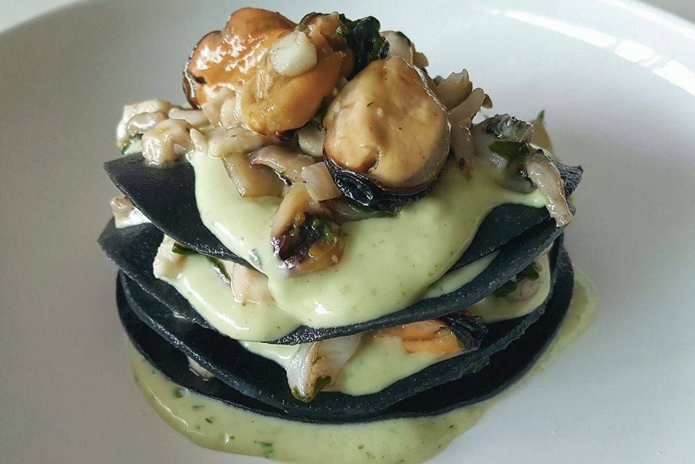 Lasagnetta al nero di seppia | Brescia a Tavola