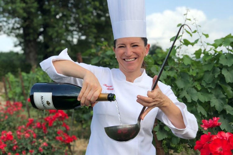 In cucina con Francesca Marsetti tra i vigneti Mosnel - Brescia a Tavola